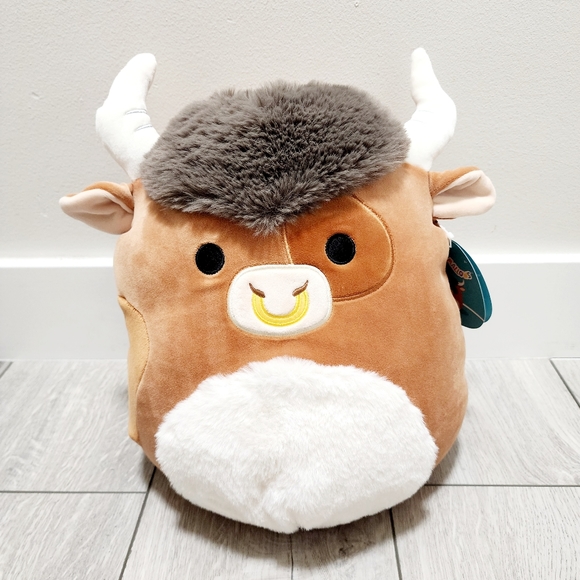 Squishmallows | Toys | Squishmallows Shep The Brown Spotted Bull 1 ...